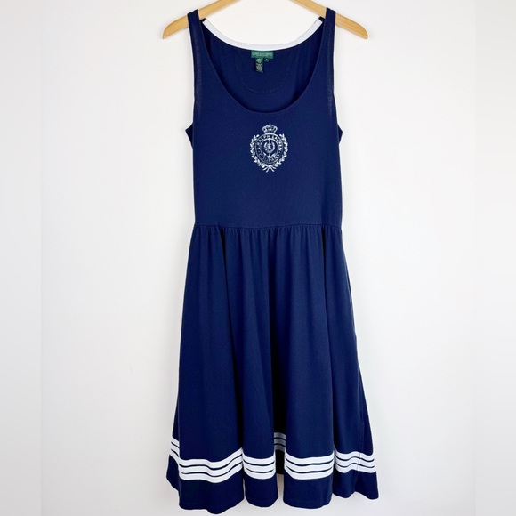 Lauren Ralph Lauren | Dresses | Lauren Ralph Lauren Navy Blue Nautical ...
